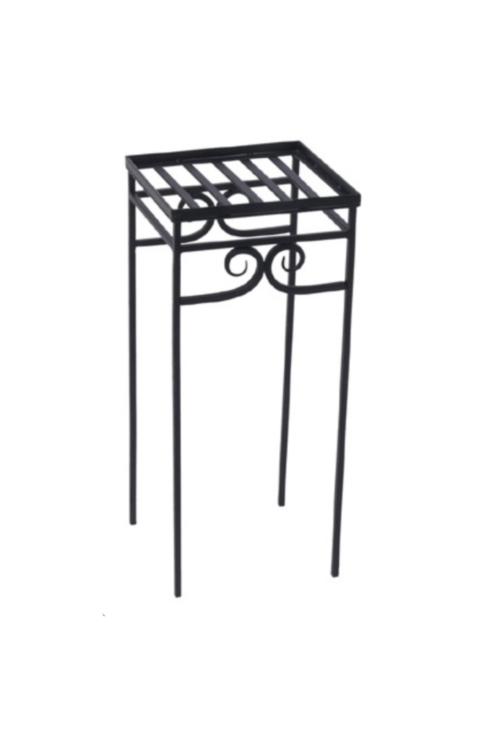 Forged Metal Square Plant Stand – van der Meer Garden Centre